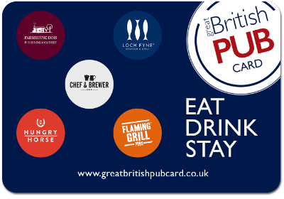 Great British Pub Card - GiftPay